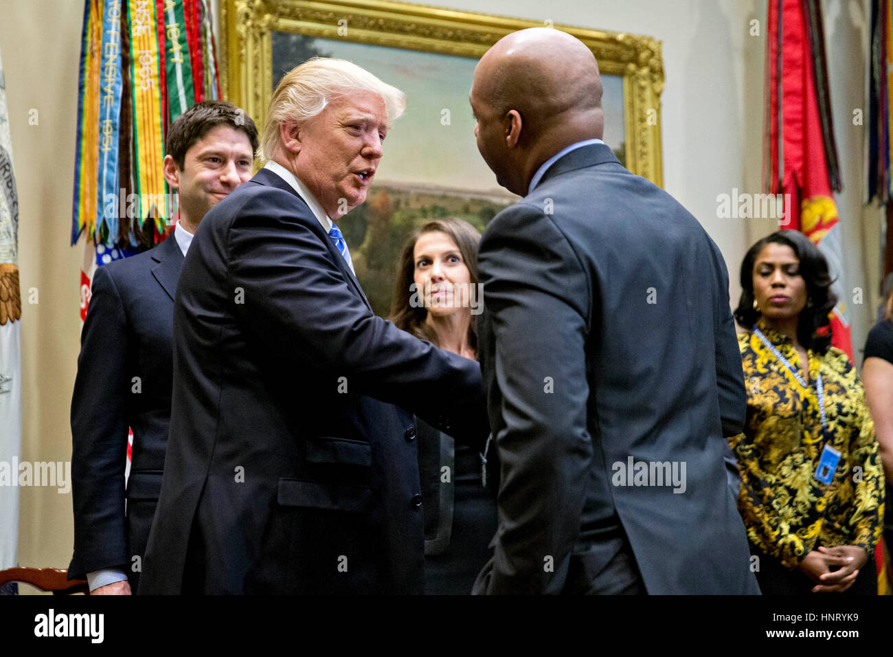 Washington DC, USA. 15th February 2017. U.S. President Donald Trump ...