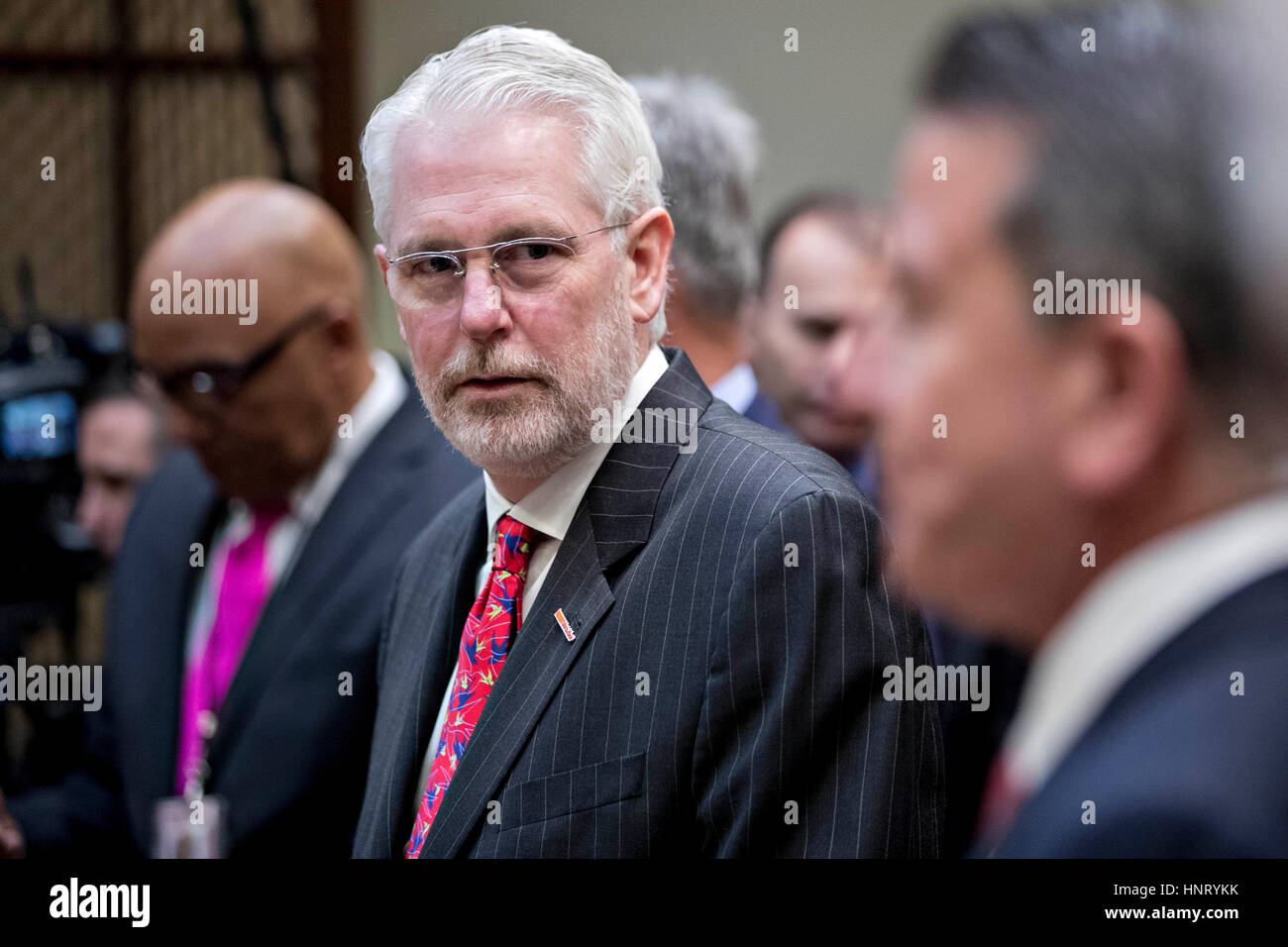 Washington DC, USA. 15th February 2017. William Rhodes III, chief ...