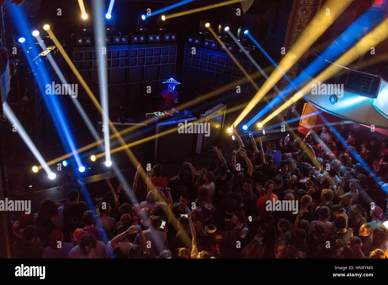 Madison, Wisconsin, USA. 14th Feb, 2017. DATSIK (TROY BEETLES) during ...