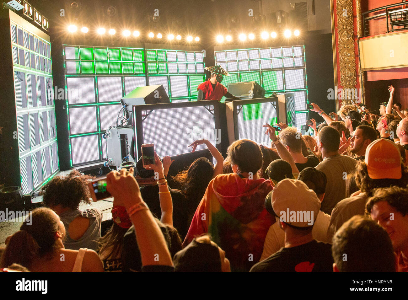 Madison, Wisconsin, USA. 15th Feb, 2017. DATSIK (TROY BEETLES) during ...