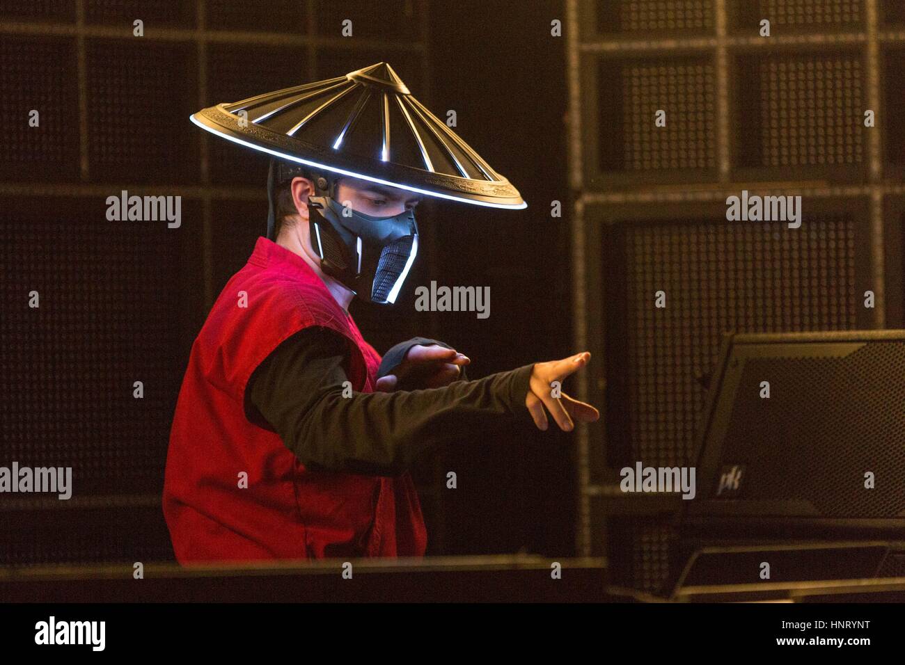 Madison, Wisconsin, USA. 15th Feb, 2017. DATSIK (TROY BEETLES) during ...