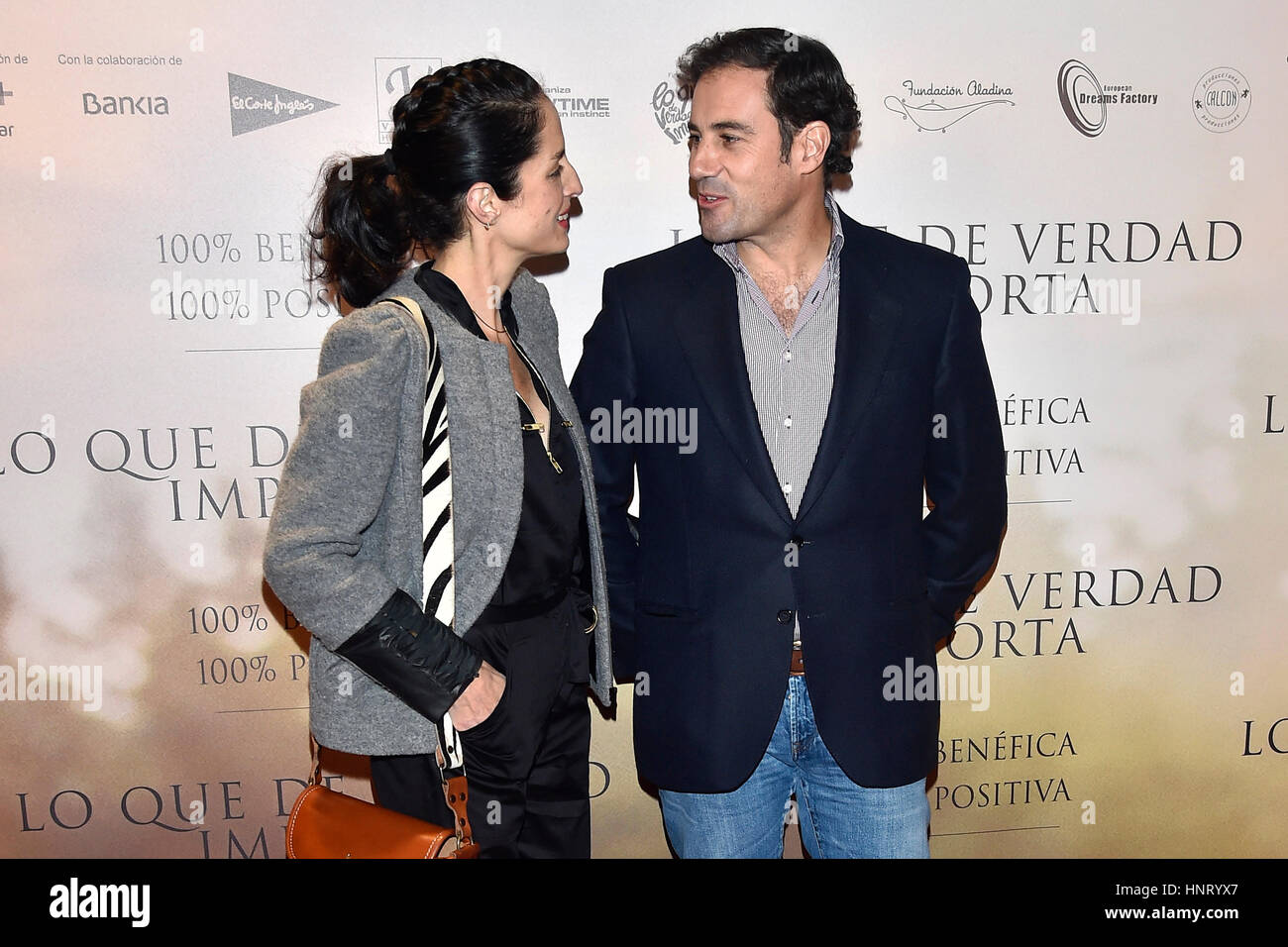 Miguel Báez "El Litri" y Carolina Adriana Herrera during the premiere ...