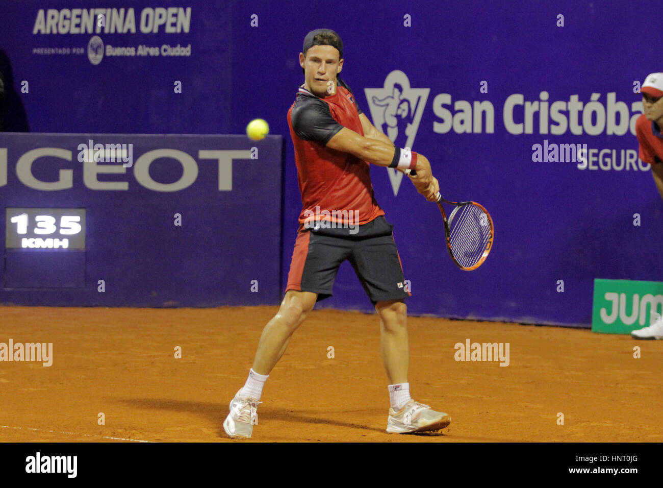 Buenos Aires, Argentina. 15th February 2017. Argentinian player Diego ...
