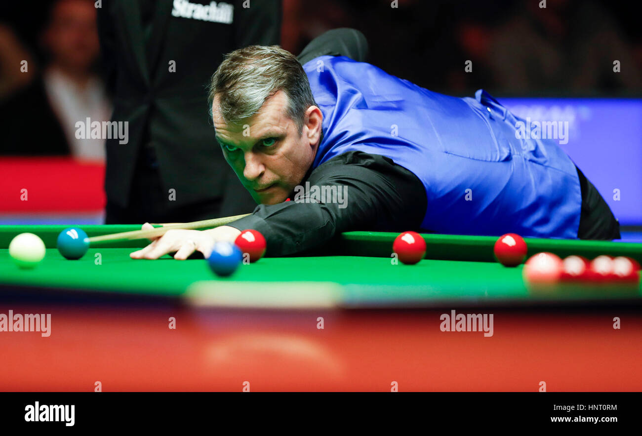 Cardiff, Wales. 15th Feb, 2017. Mark Davis of England competes during ...