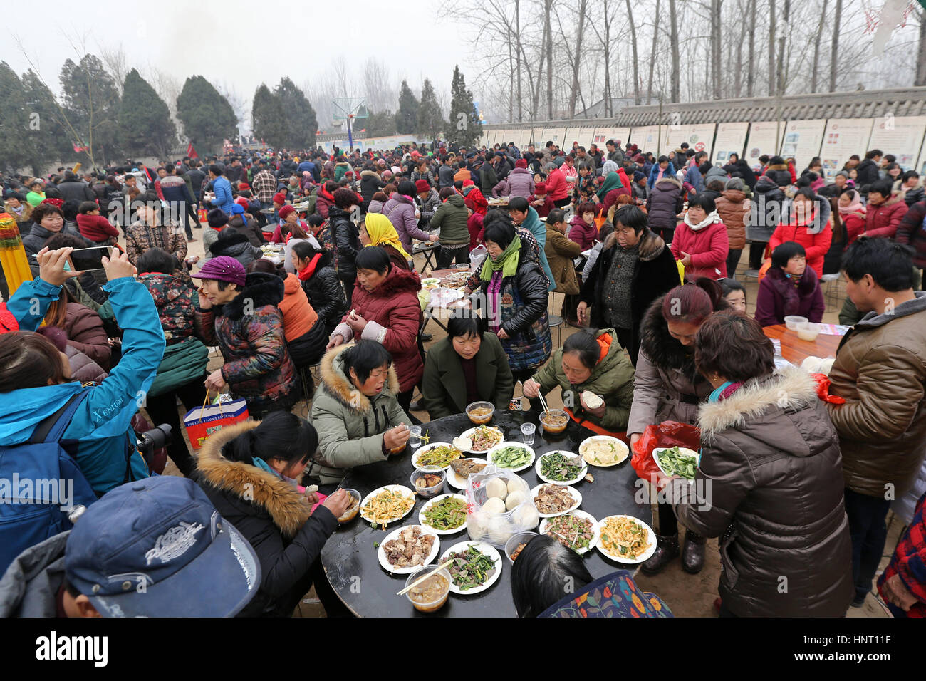 Puyang, Puyang, China. 14th Feb, 2017. Puyang, CHINA-February 14 2017 ...