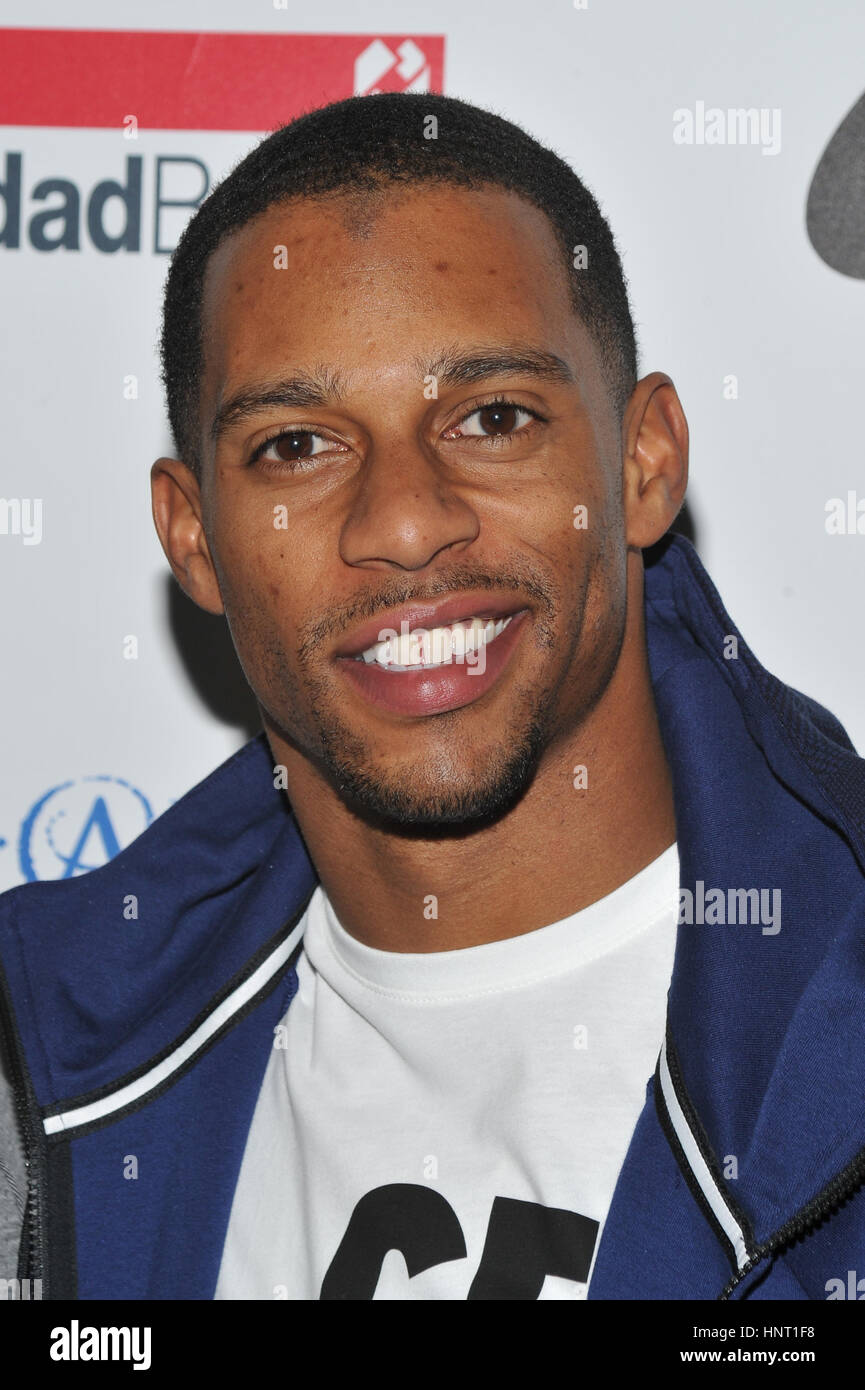 New York, NY, USA. 15th Feb, 2017. Victor Cruz at the Rookie USA ...