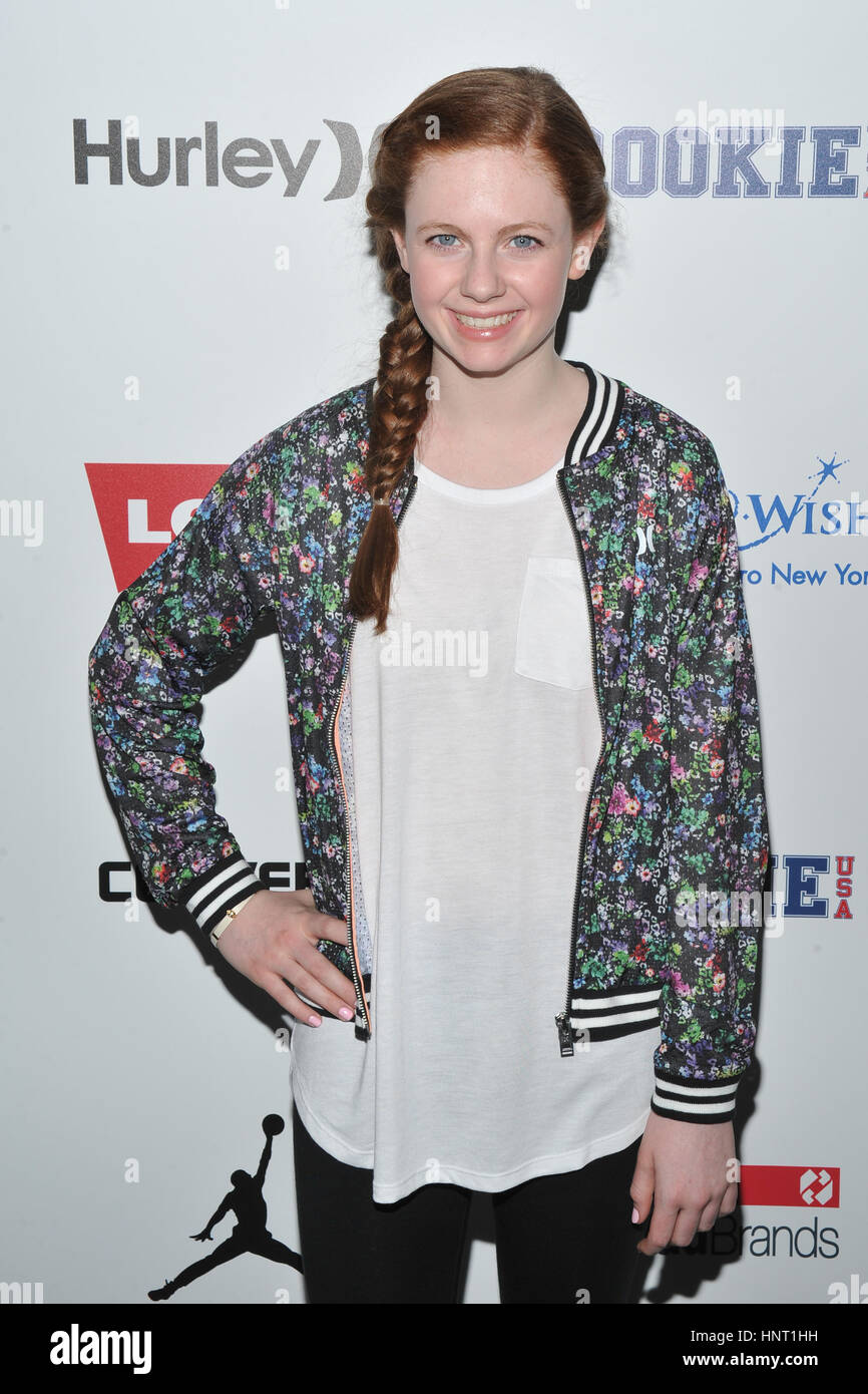 New York, NY, USA. 15th Feb, 2017. Clare Foley at the Rookie USA ...