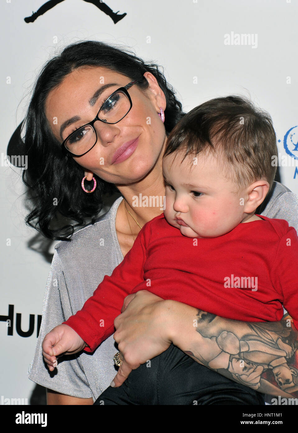 New York, NY, USA. 15th Feb, 2017. Jennifer 'JWoww' Farley, Greyson ...