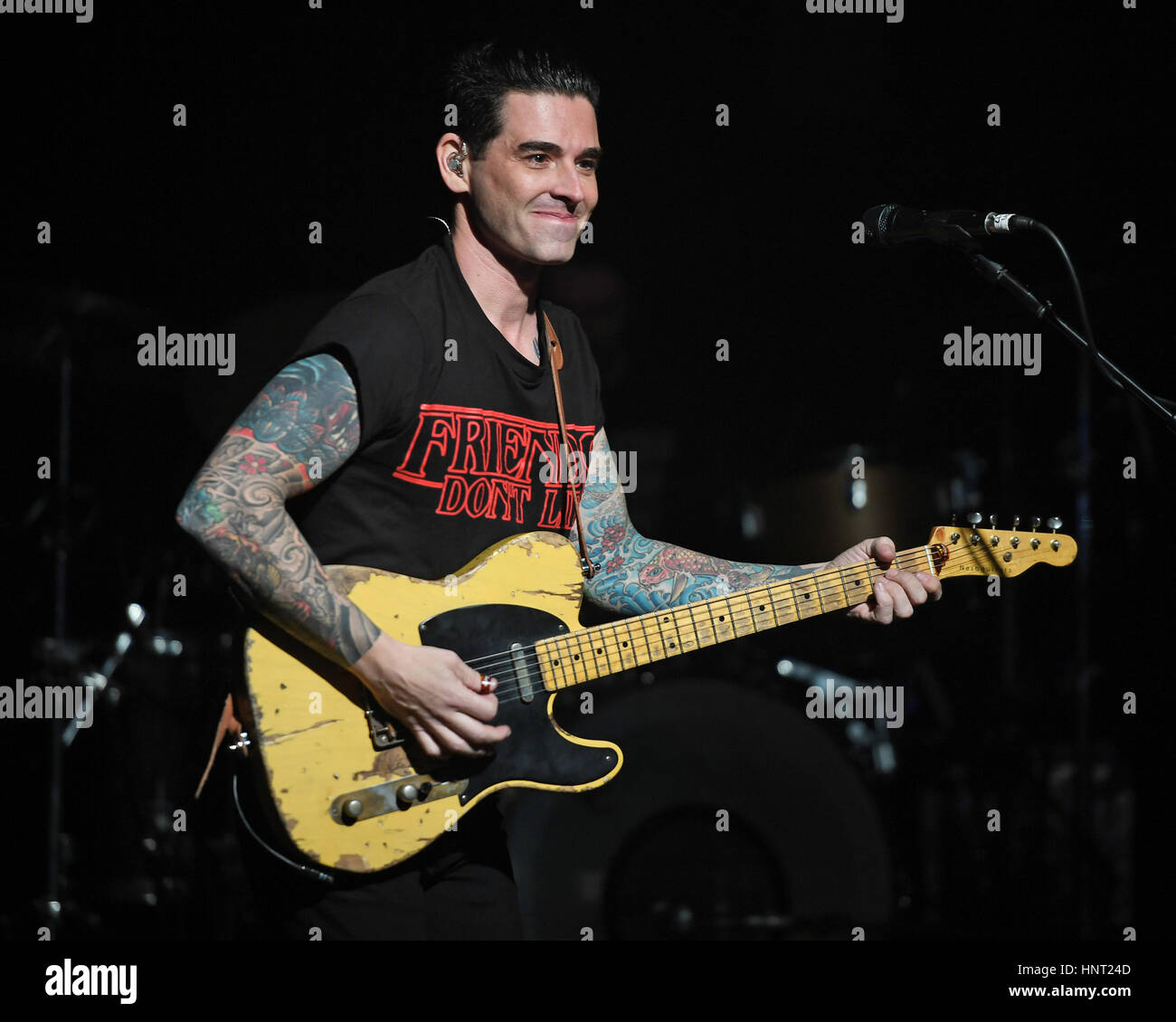 Fort Lauderdale FL, USA. 15th Feb, 2017. Chris Carrabba of Dashboard ...
