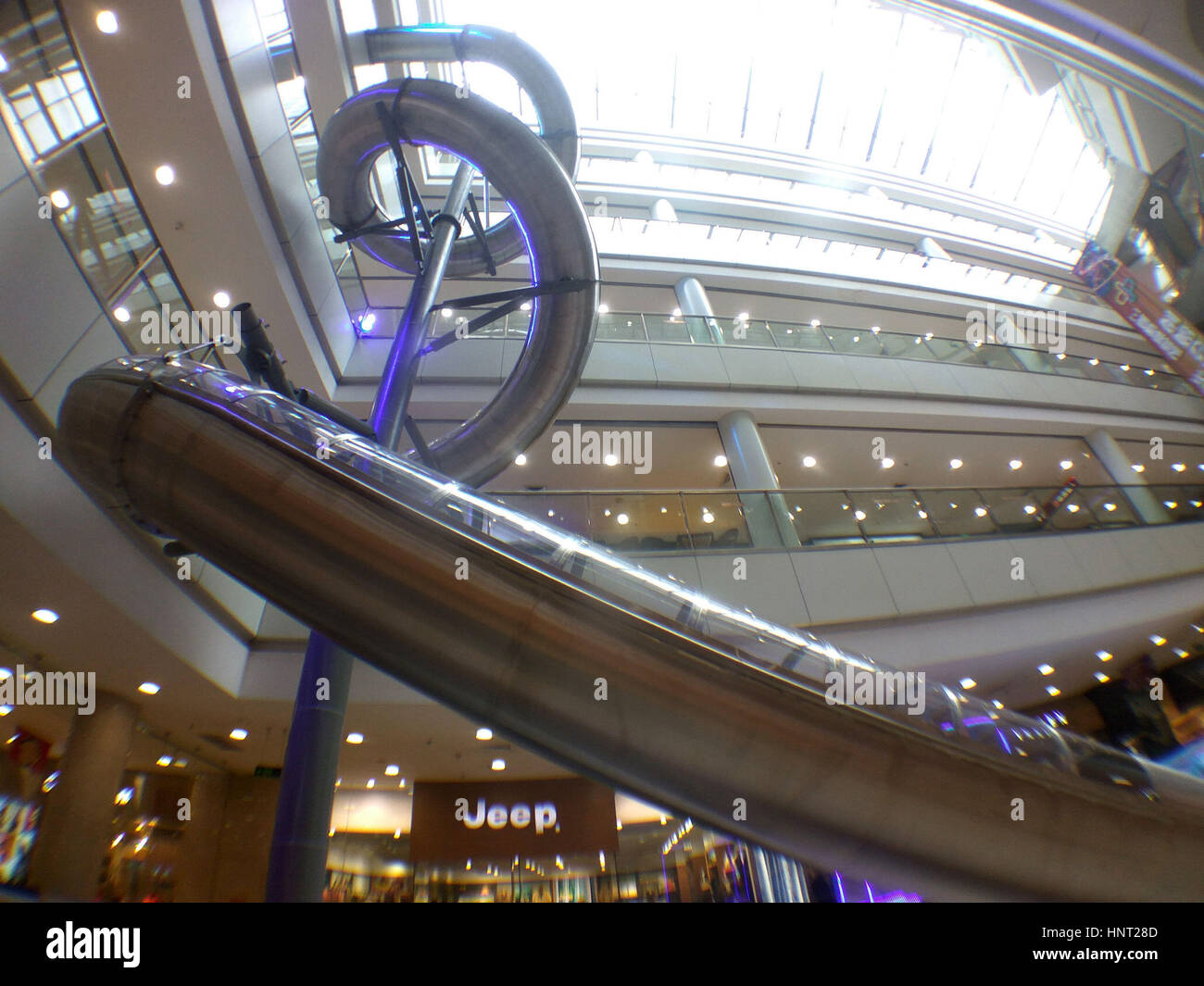 Chongqing mall slide hi-res stock photography and images - Alamy