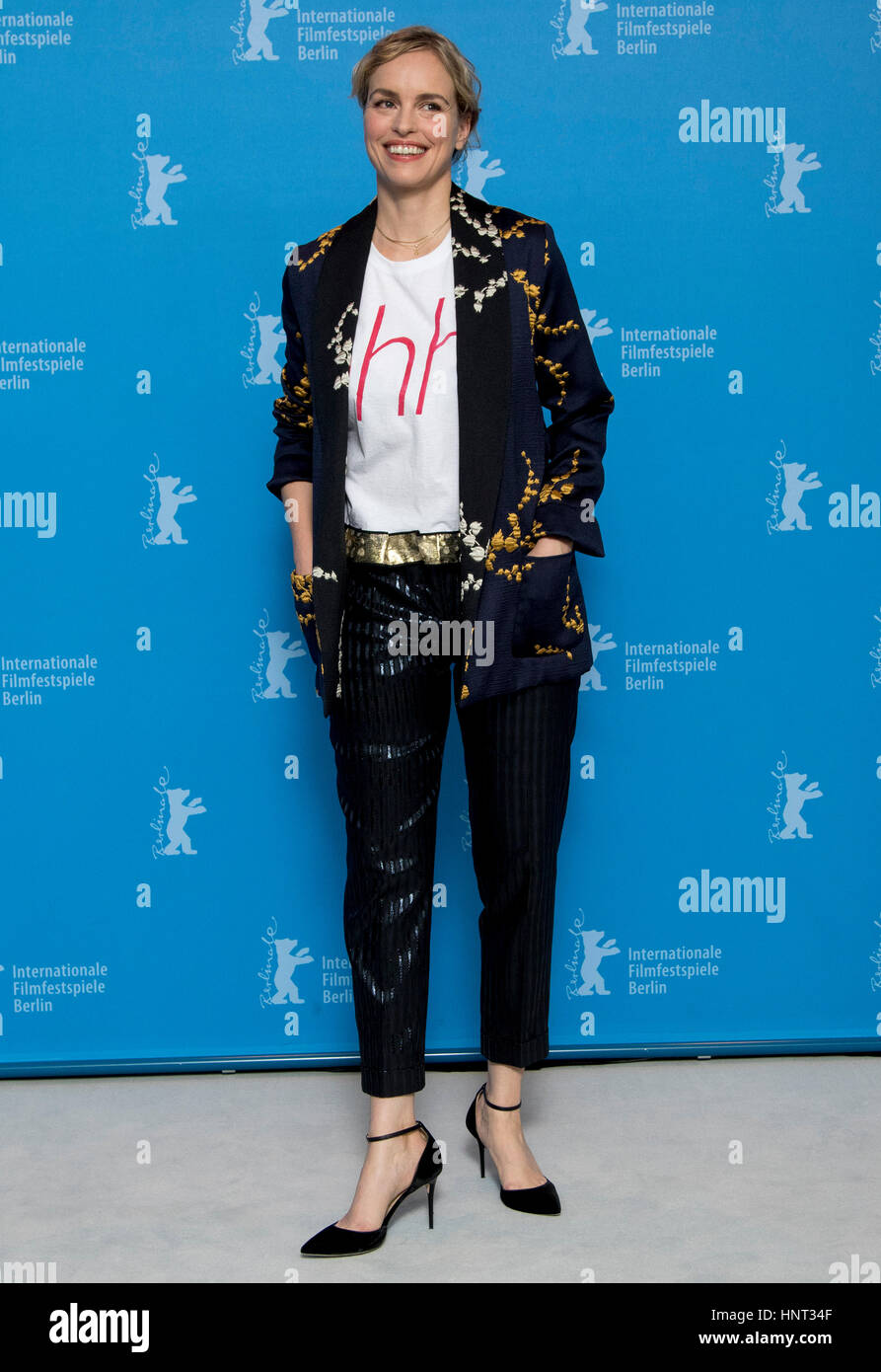 Berlin, Germany. 15th Feb, 2017. Actress Nina Hoss poses at the ...