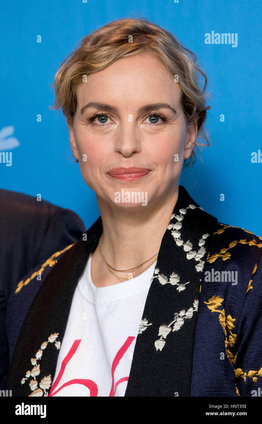Berlin, Germany. 15th Feb, 2017. Actress Nina Hoss poses at the ...