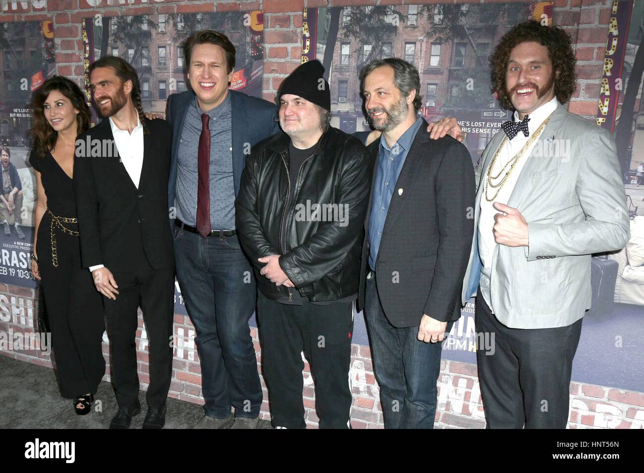 Los Angeles, California, USA. 15th Feb, 2017. Gina Gershon, George ...