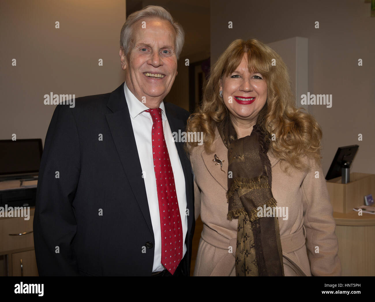Orpington, UK. 16th Feb, 2017. Councillors Julian Bennington & Kim ...
