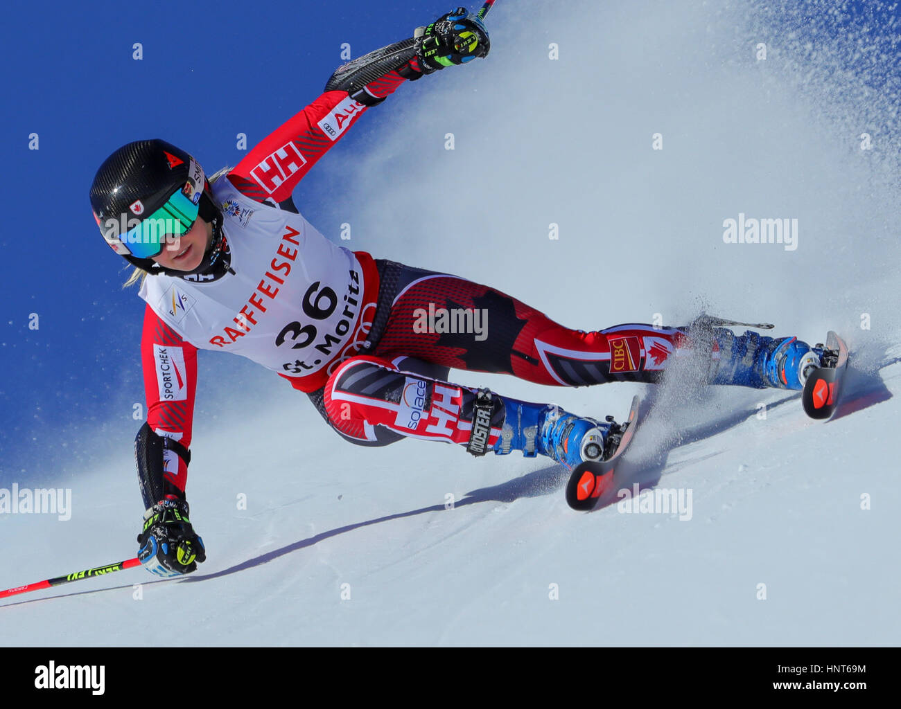 St. Moritz, Switzerland. 16th Feb, 2017. Mikaela Tommy from Canada in ...
