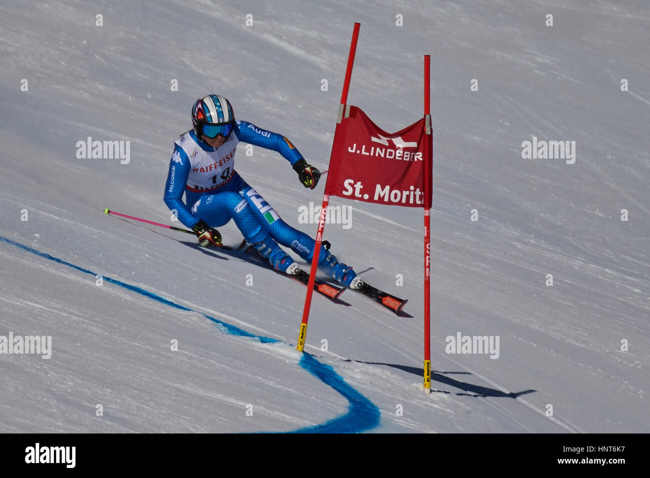 St. Moritz, Switzerland, 16th February 2017. Manuela Moelgg during the ...