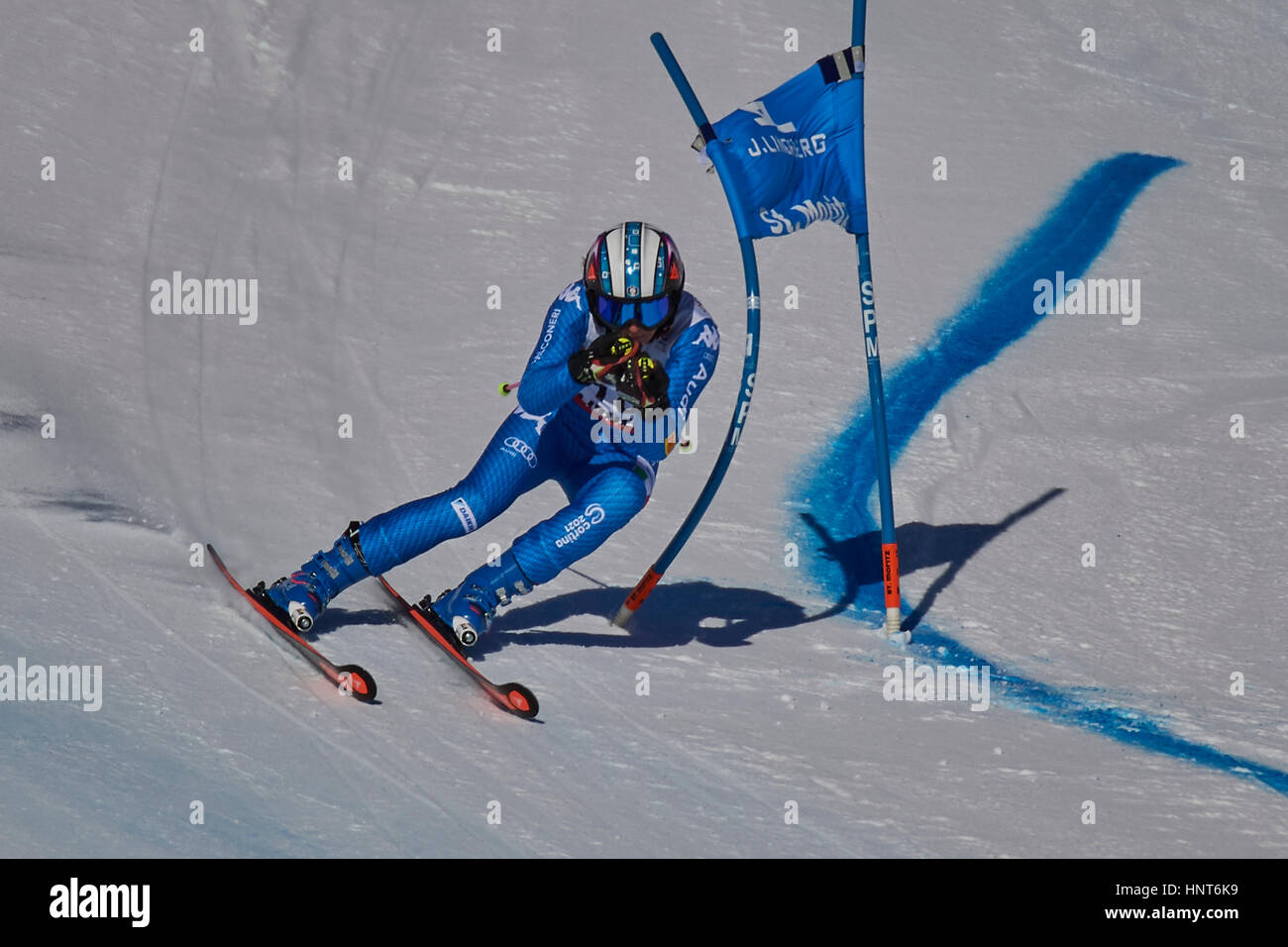 St. Moritz, Switzerland, 16th February 2017. Manuela Moelgg during the ...