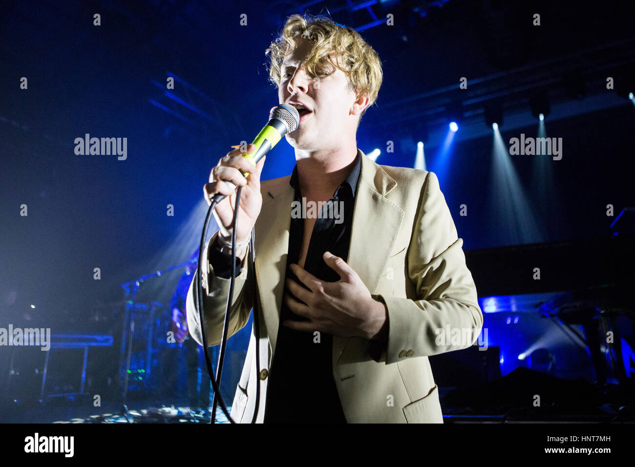 Milan, Italy. 15th Feb, 2017. The English singer-songwriter TOM ODELL ...