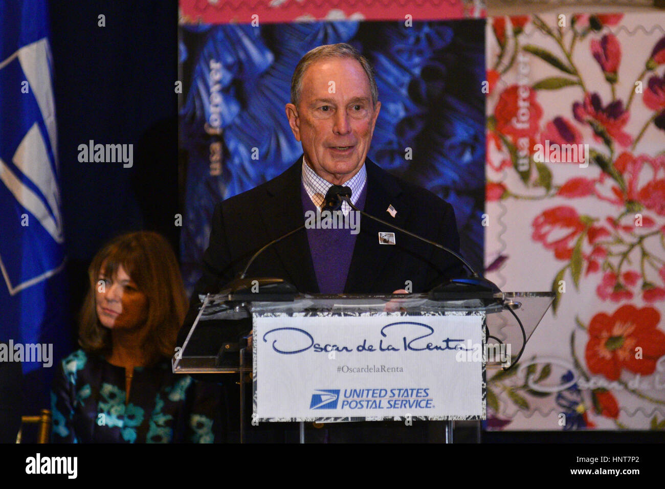 New York, USA. 16th Feb, 2017. Former New York City mayor Michael ...