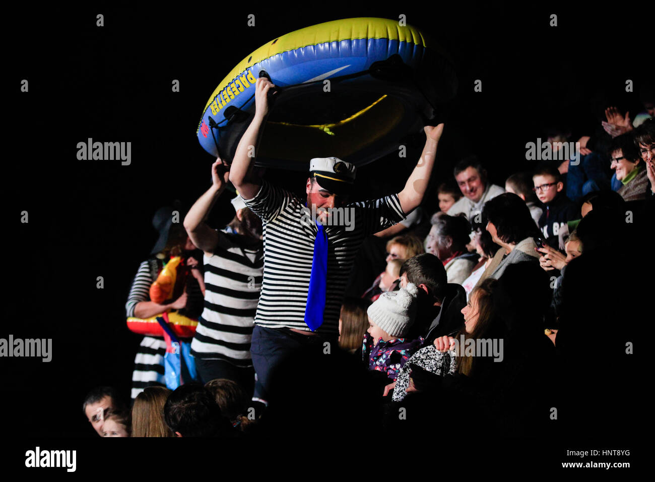 Kiev, Ukraine. 16th Feb, 2017. Presentation of the new show ''Water and ...