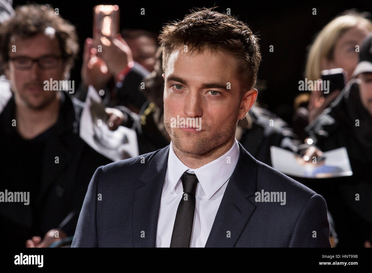 London, UK. 16th Feb, 2017. Actor Robert Pattinson. UK Premiere in ...