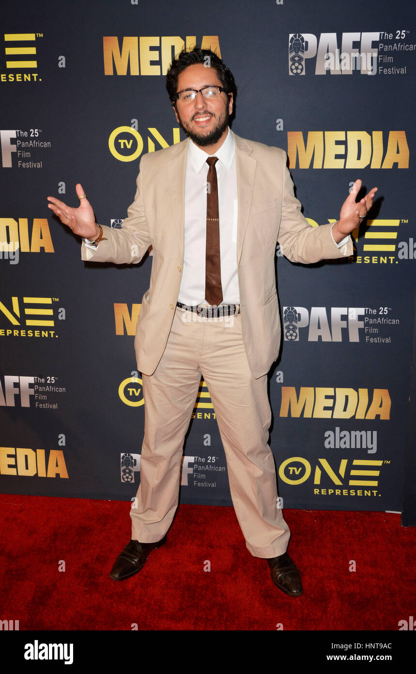 LOS ANGELES, CA- FEBRUARY 15: Adrian Manzano at the "Media" Movie ...