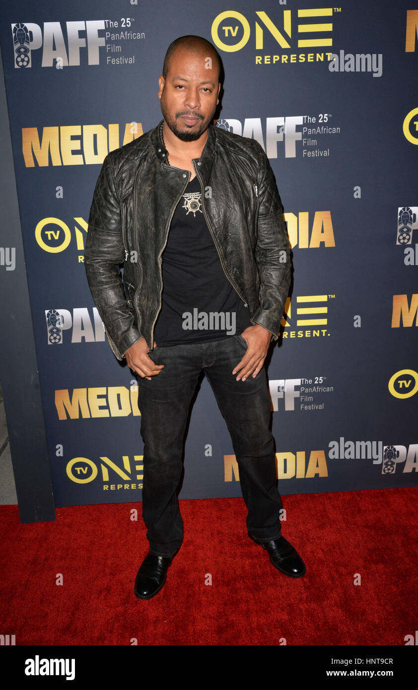 LOS ANGELES, CA- FEBRUARY 15: Morocco Omari at the "Media" Movie ...