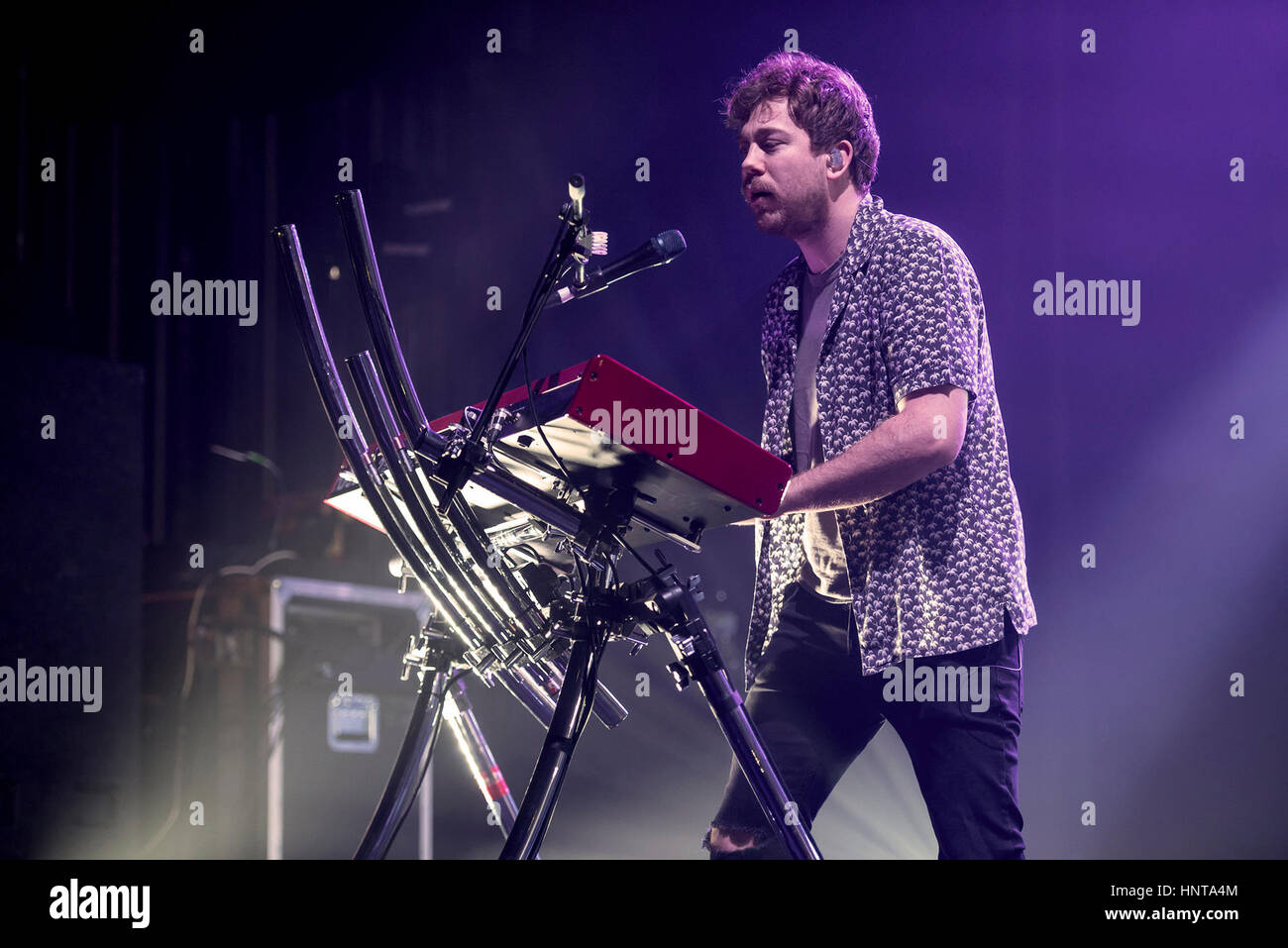 Manchester, UK. 16th Feb, 2017. Charlie Simpson, Matt Willis and James ...