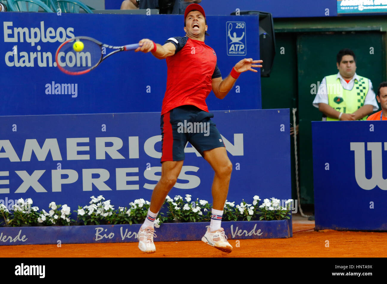Buenos Aires, Argentina. 16th February 2017. Argentinian player Carlos ...