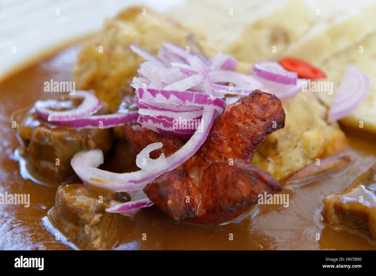 Traditional dish of Czech cuisine composed from different types of ...