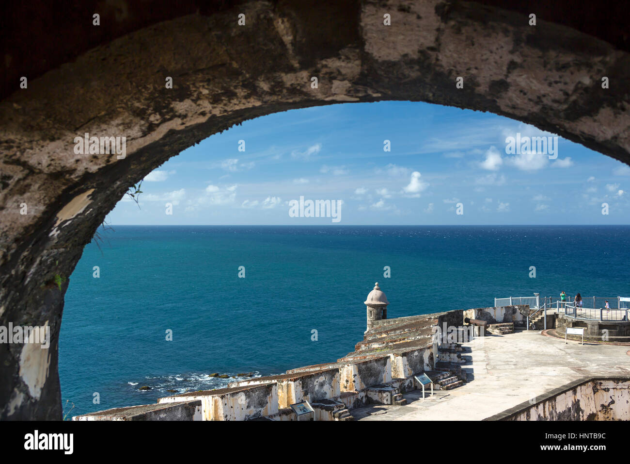 ARCHWAY CASTILLO SAN FELIPE DEL MORRO OLD CITY SAN JUAN PUERTO RICO ...