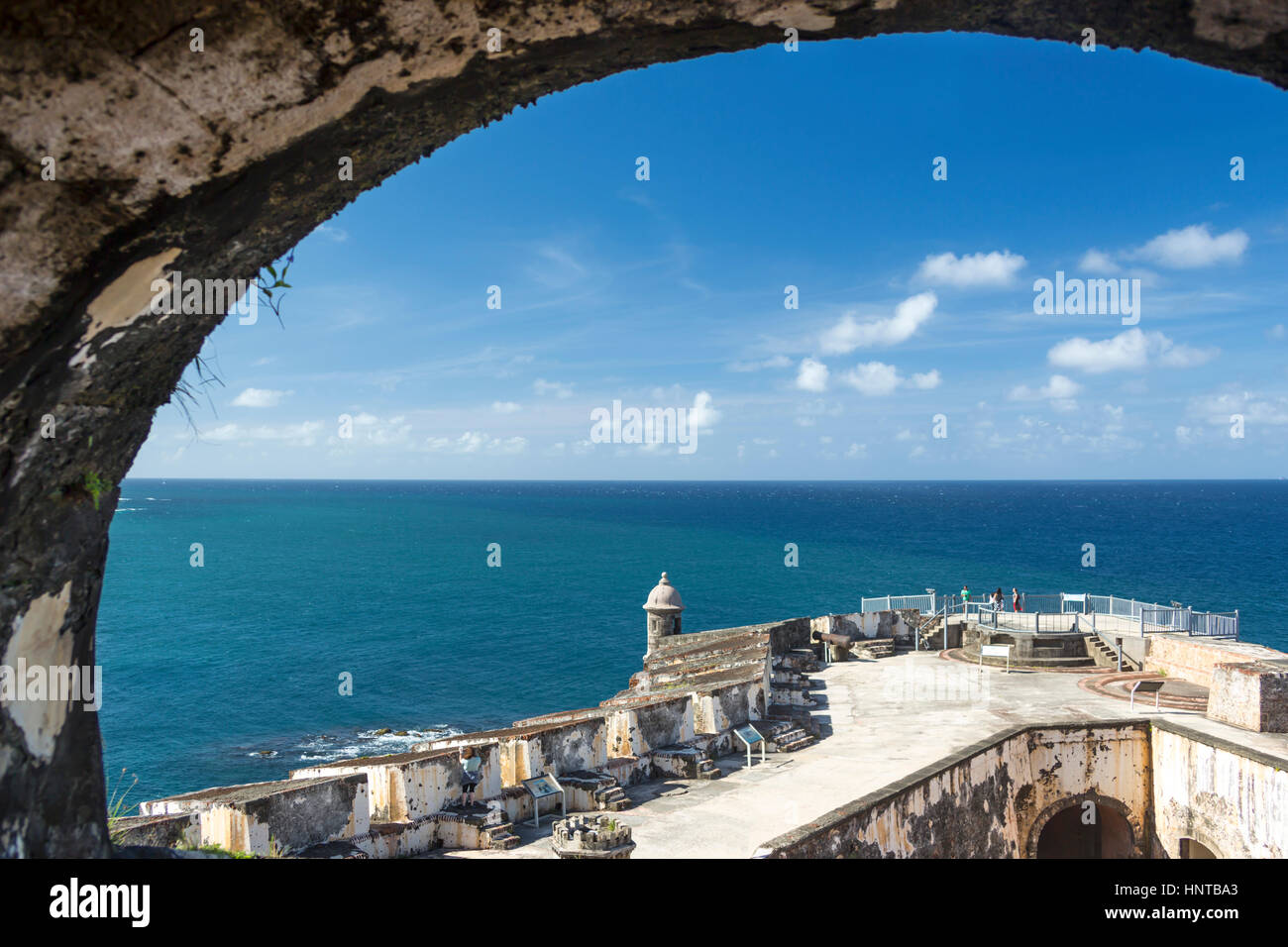 ARCHWAY CASTILLO SAN FELIPE DEL MORRO OLD CITY SAN JUAN PUERTO RICO ...