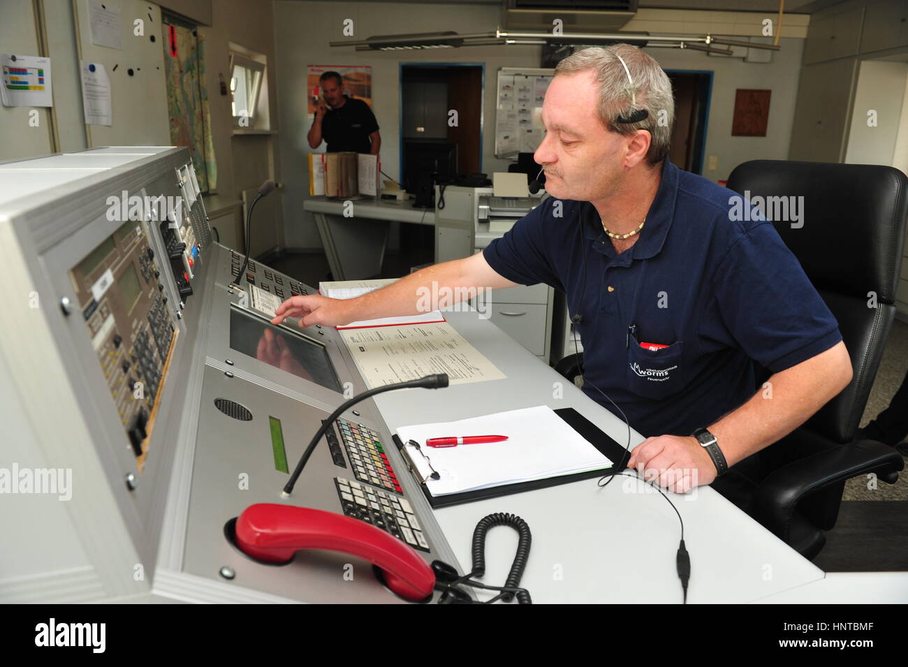 Fire brigade control room hi-res stock photography and images - Alamy