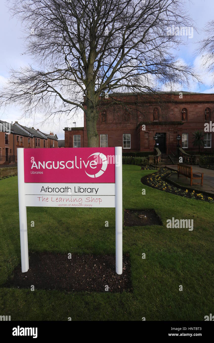 Arbroath library hi-res stock photography and images - Alamy
