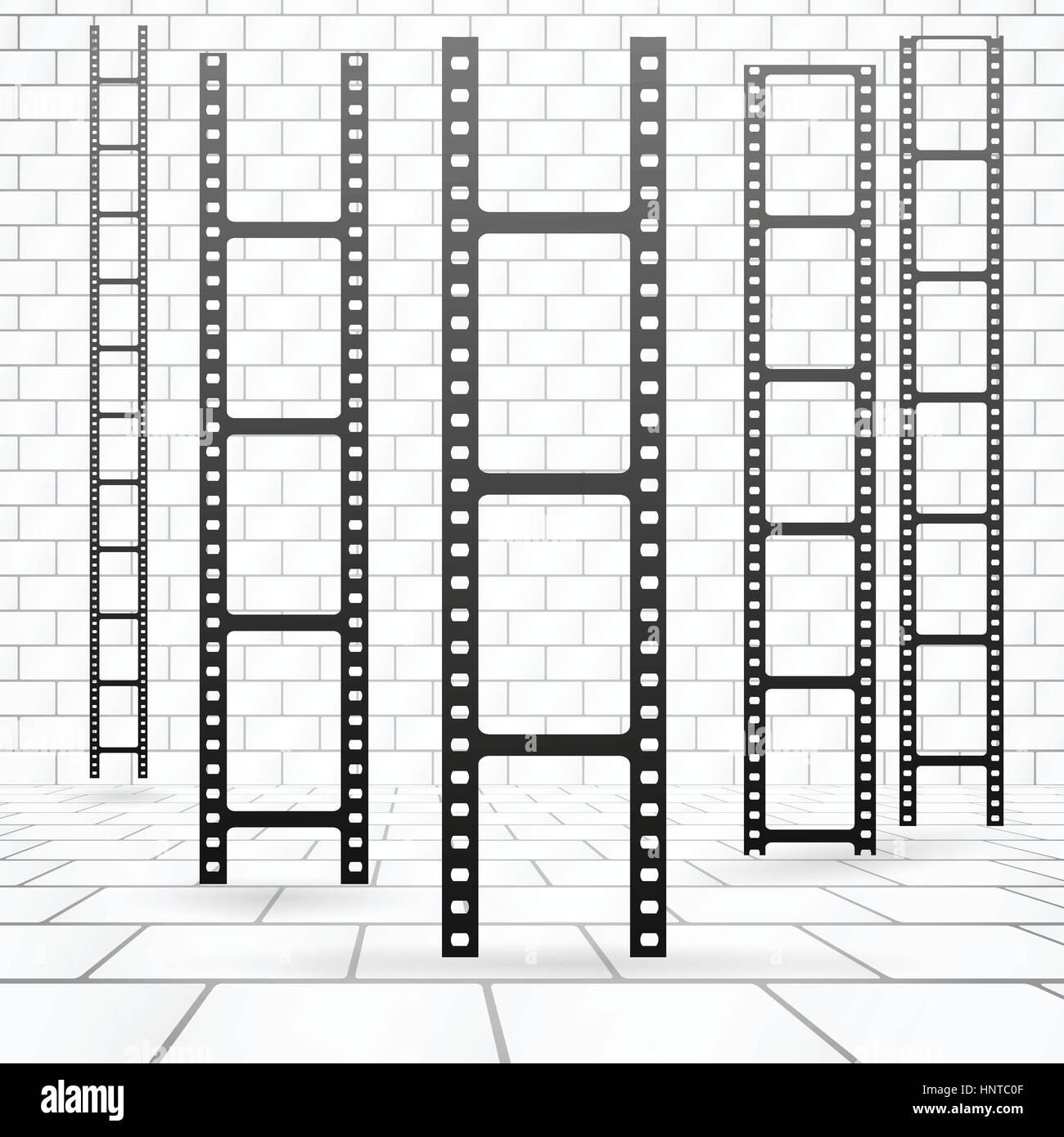Filmstrip negative strips Stock Vector Images - Alamy
