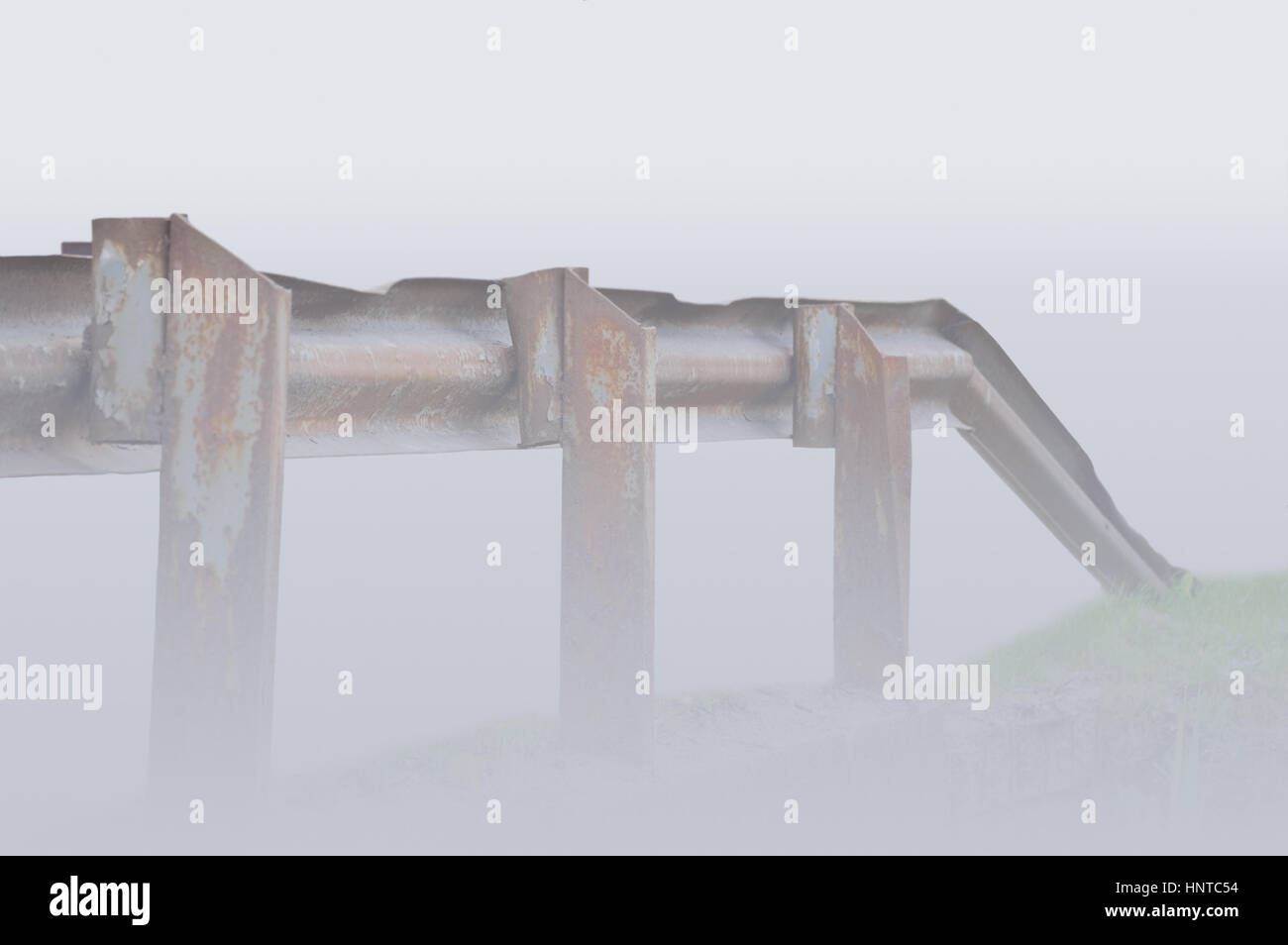 Broken steel railing hi-res stock photography and images - Alamy