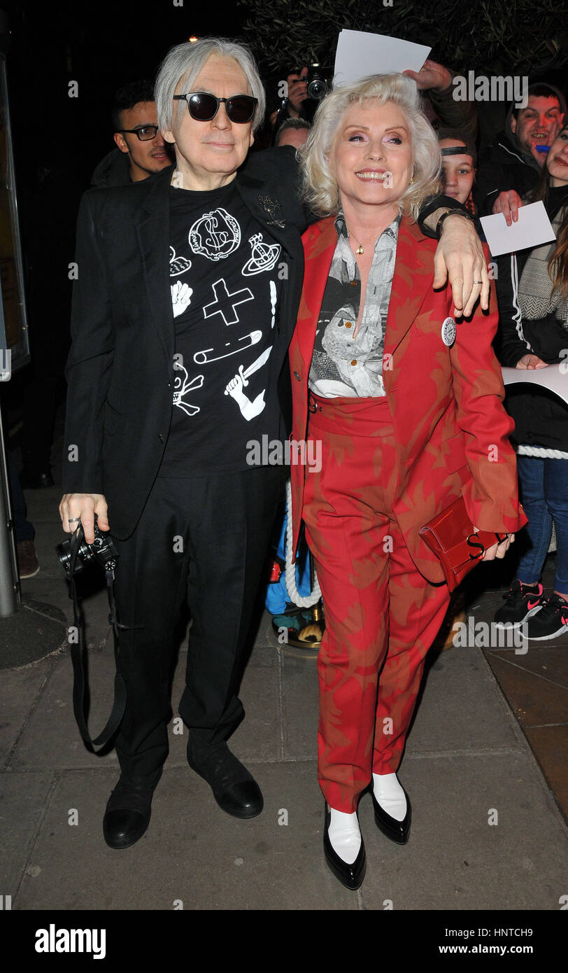 London, UK. Chris Stein and Deborah "Debbie" Harry at the ELLE Style ...