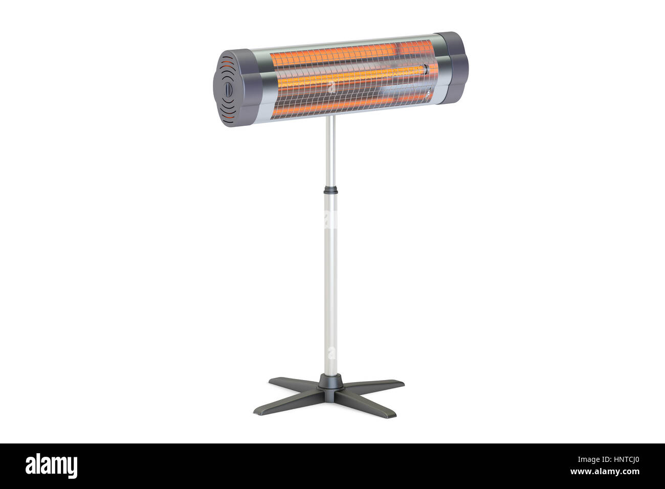Halogen or infrared heater, 3D rendering isolated on white background ...