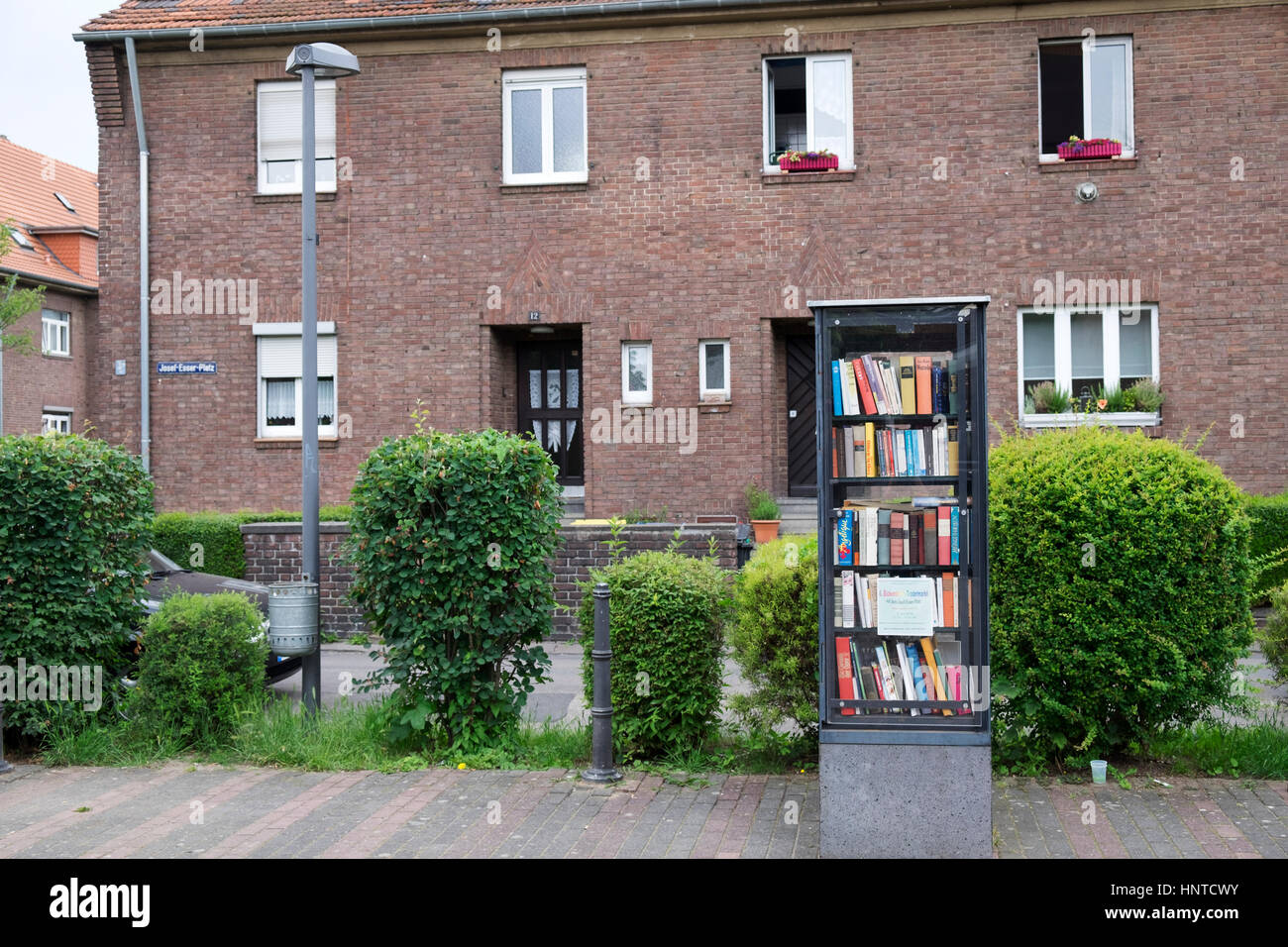 Street library Cologne Germany Stock Photo - Alamy