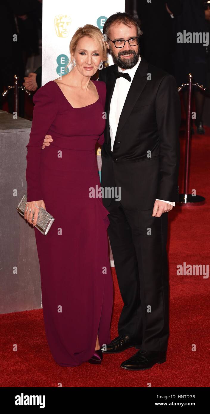 London, UK. J.K. Rowling and Neil Murray at the EE British Acadamy Film ...