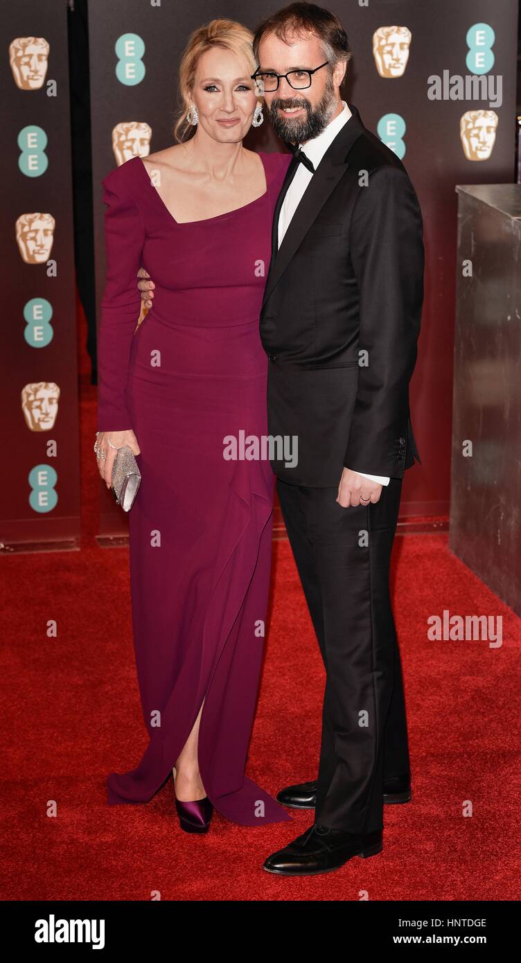 London, UK. J.K. Rowling and Neil Murray at the EE British Acadamy Film ...