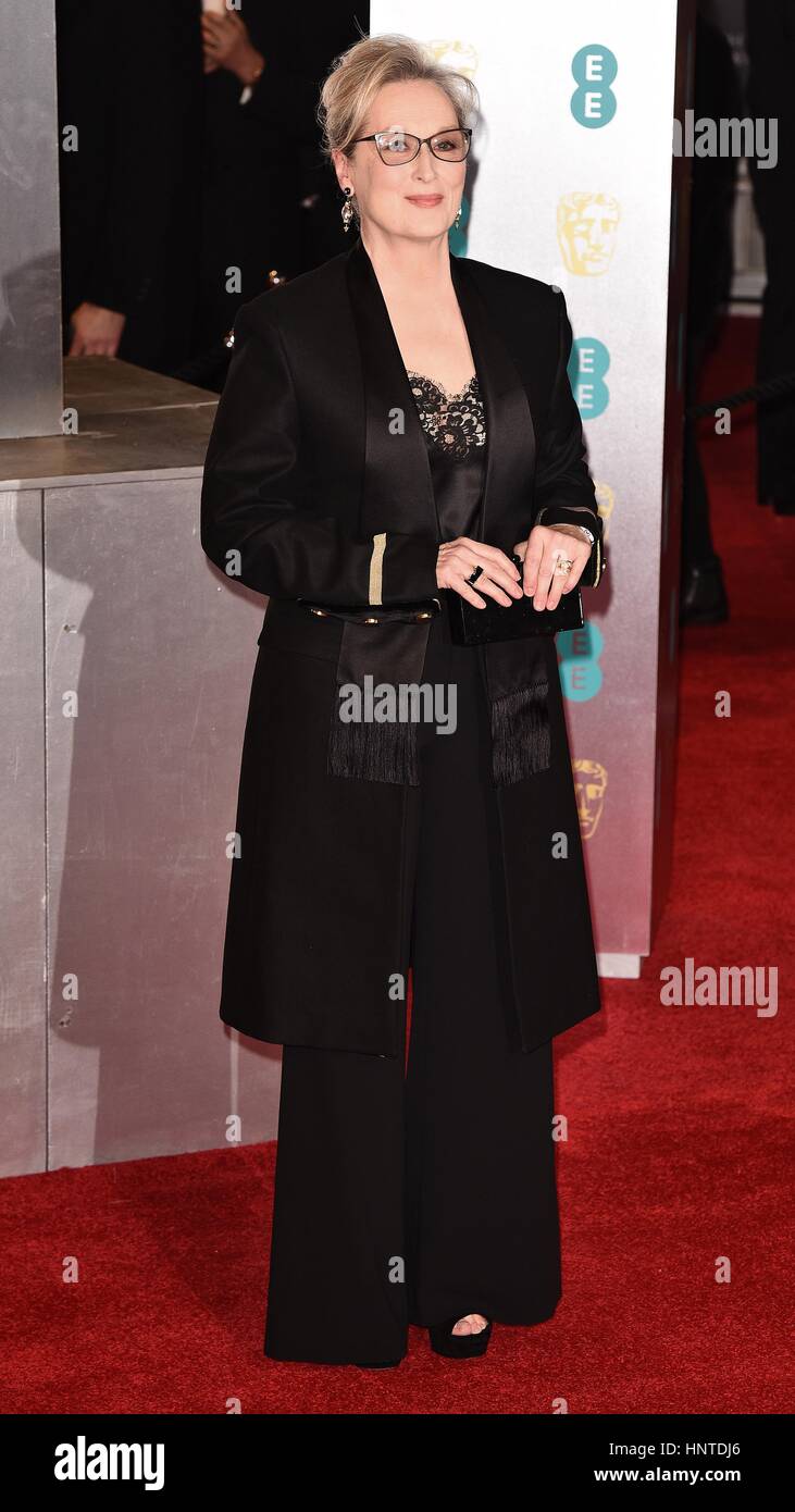 London, UK. Meryl Streep at the EE British Acadamy Film Awards (BAFTA's ...