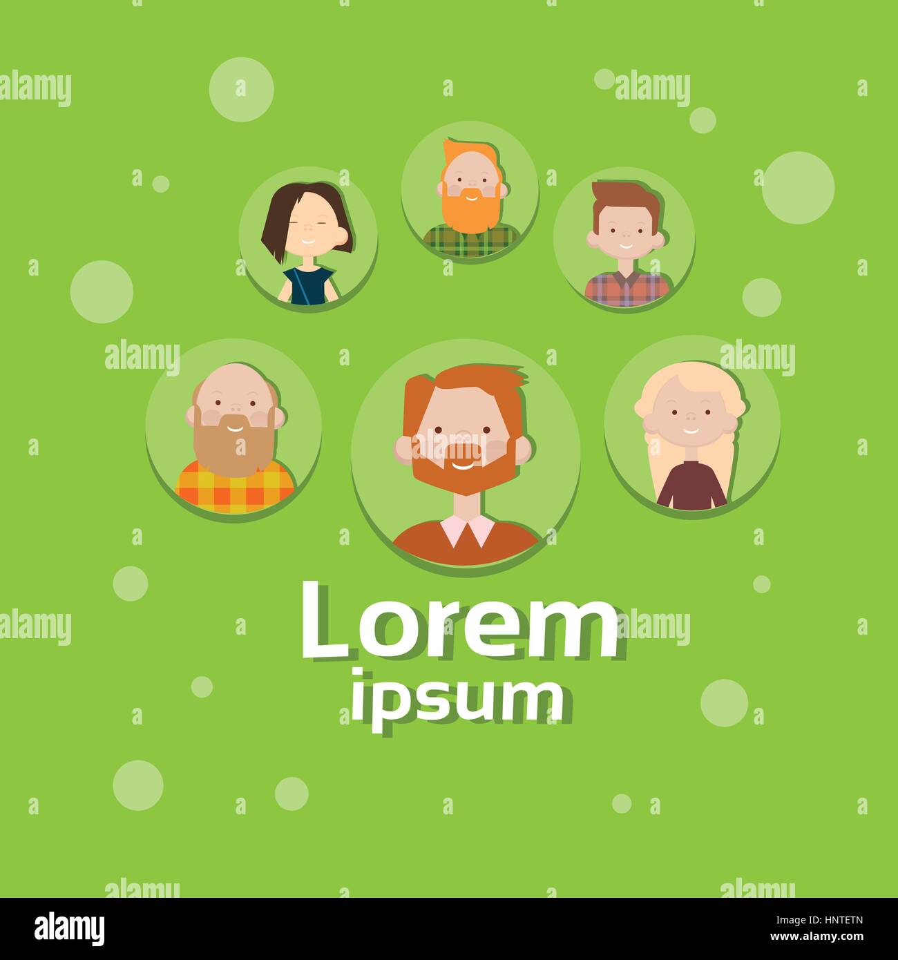 Profile Icon Avatar Image Group Casual People Big Crowd Diverse Ethnic ...