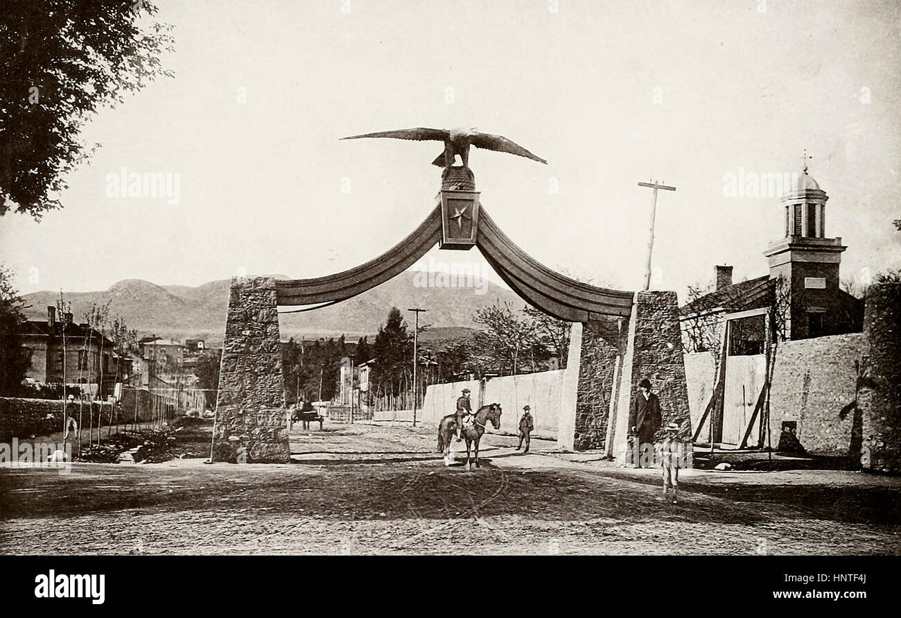 Eagle Gate, Salt Lake City, circa 1890 Stock Photo - Alamy