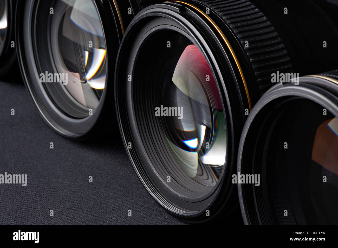 Photo lenses side view closeup Stock Photo - Alamy