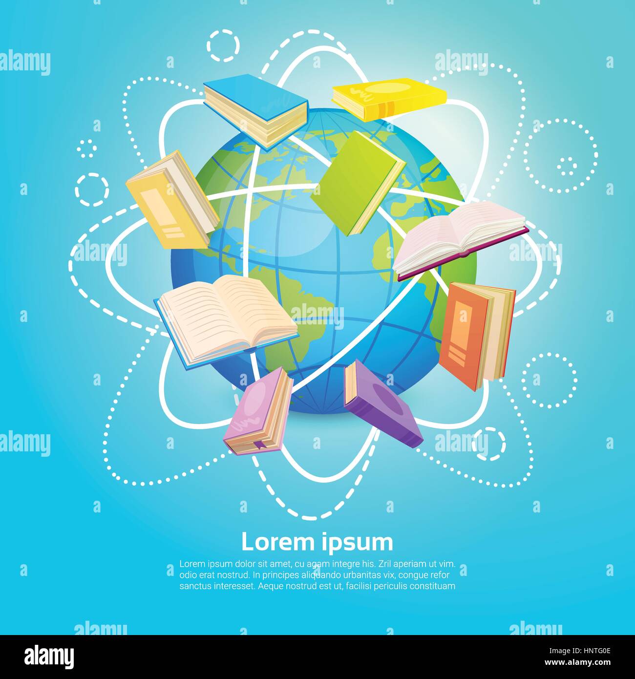 Books Library Read School Education Global Knowledge Concept Stock ...