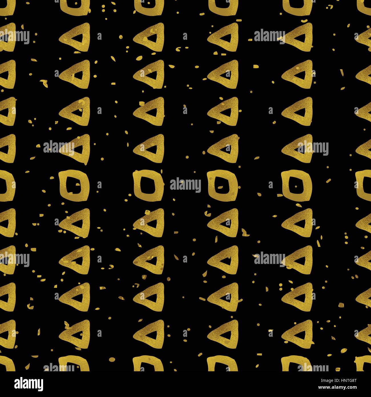 Geometric black and gold seamless pattern Stock Vector Image & Art - Alamy
