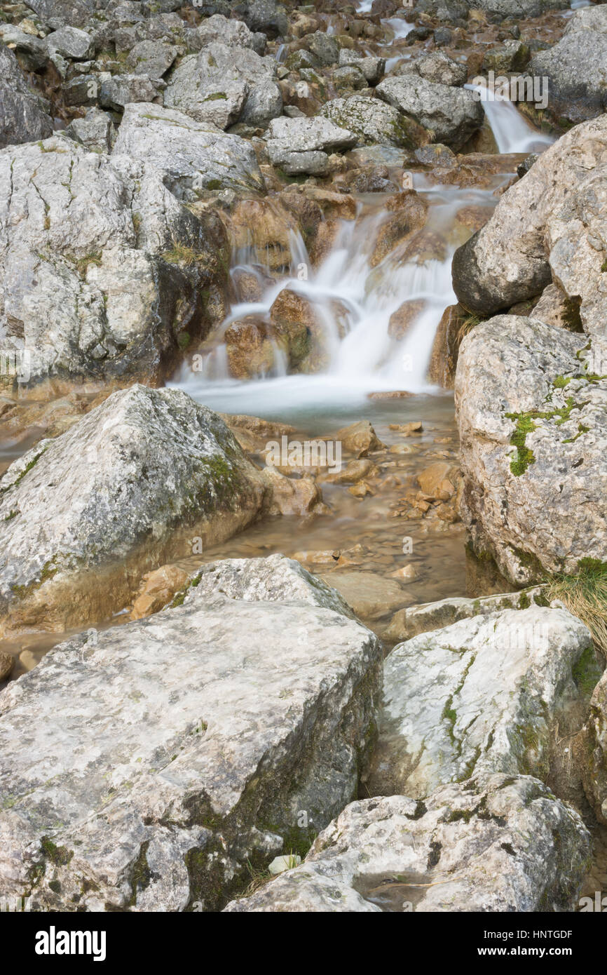 Detail from a waterfall Stock Photo - Alamy
