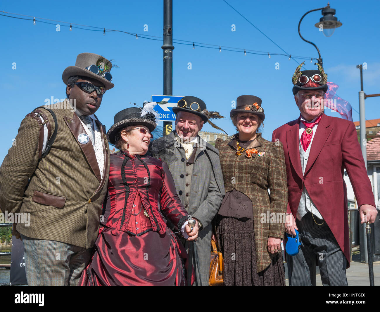 People at Whitby Goth Festival Stock Photo - Alamy