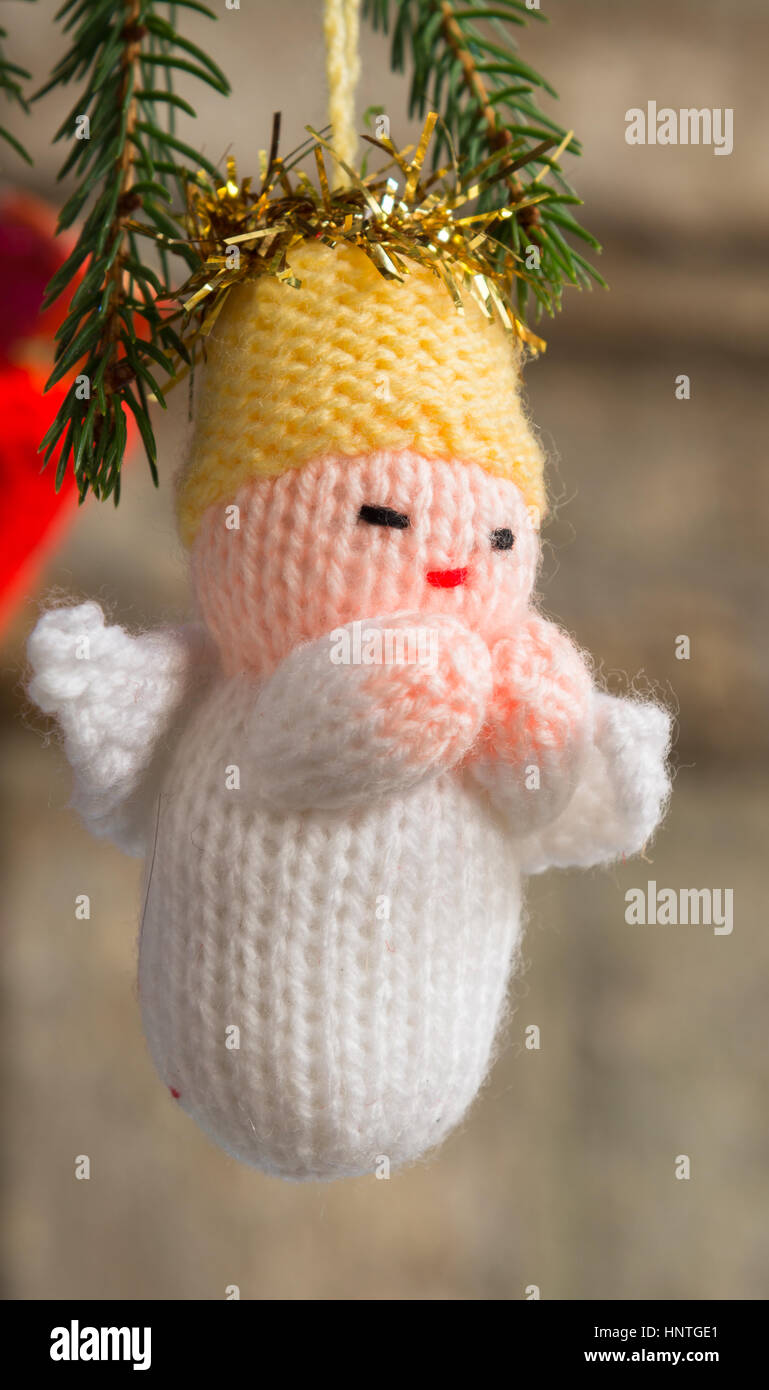 Knitted angel hi-res stock photography and images - Alamy